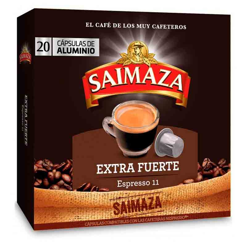 Café Saimaza Extra Fuerte Espresso 11 20 cápsulas - Tienda de Oportunidades